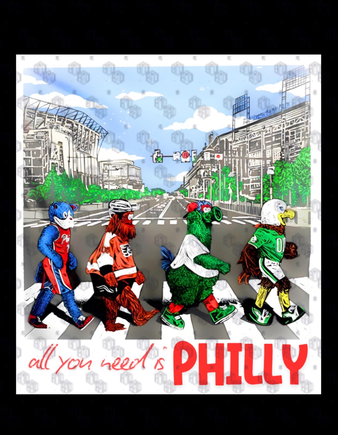 Bundle of 5 Philly Sports Mascots Cute Pngs - Etsy