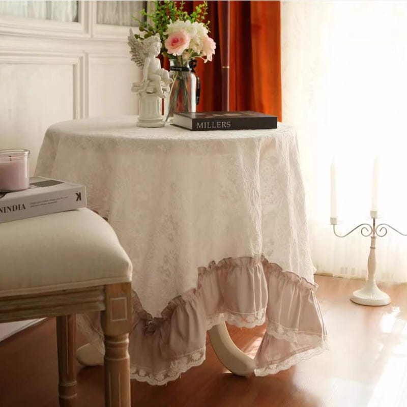 Ruffled Tablecloth - Etsy