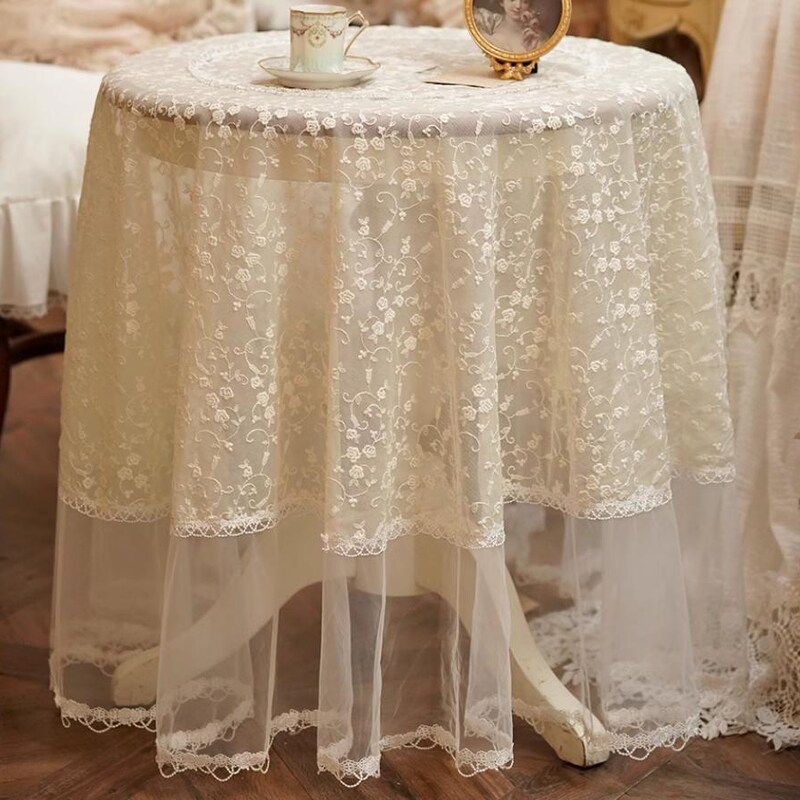 Lace Tablecloth - Etsy