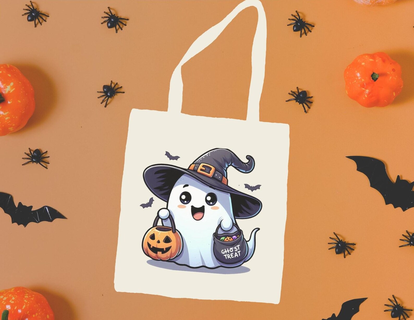 Trick or Treat Ghost PNG - Etsy