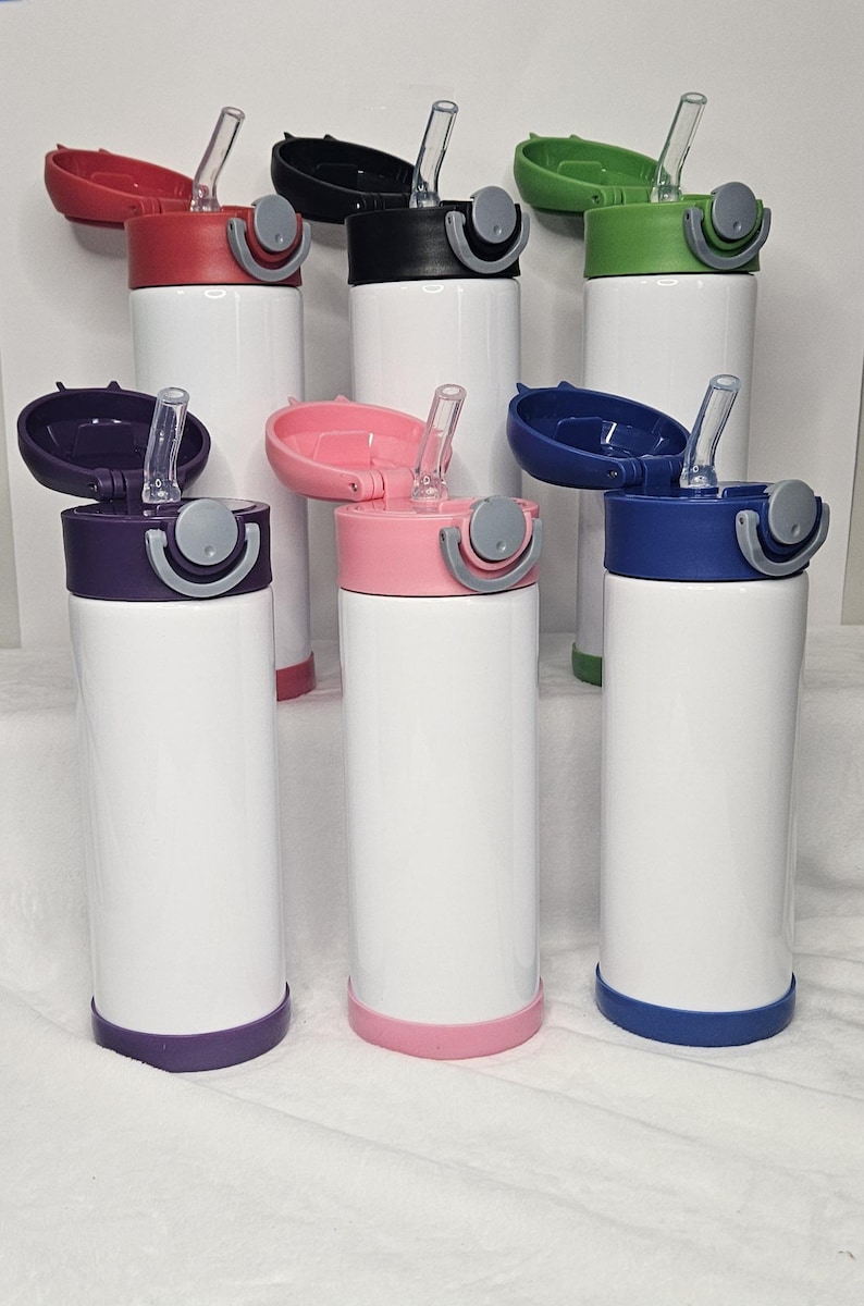 12oz Sublimation Straight Kids Water Bottle - Etsy