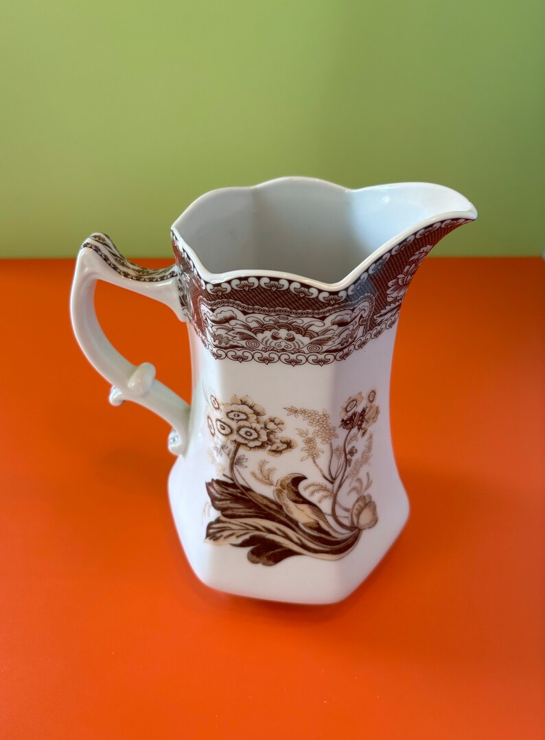 Vintage J. Godinger & Co Ellana Porcelain Ivory Brown French Country ...