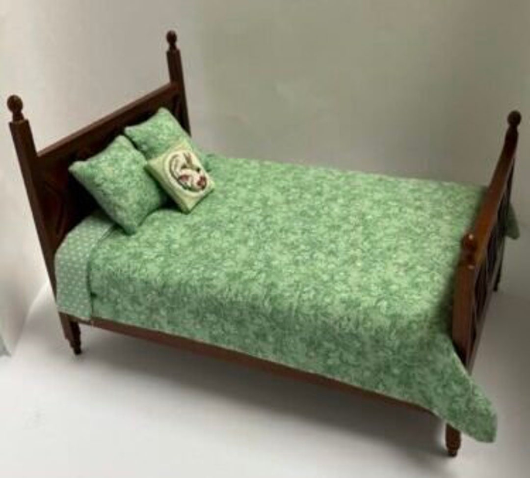 Dark Walnut Bed - Etsy