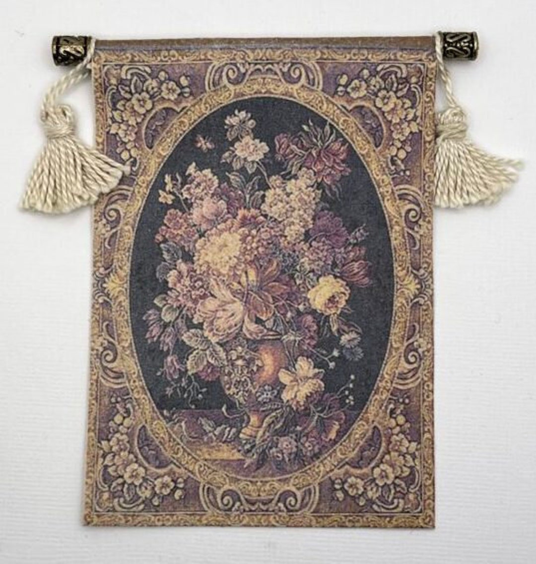 Victorian Floral Tapestry - Etsy