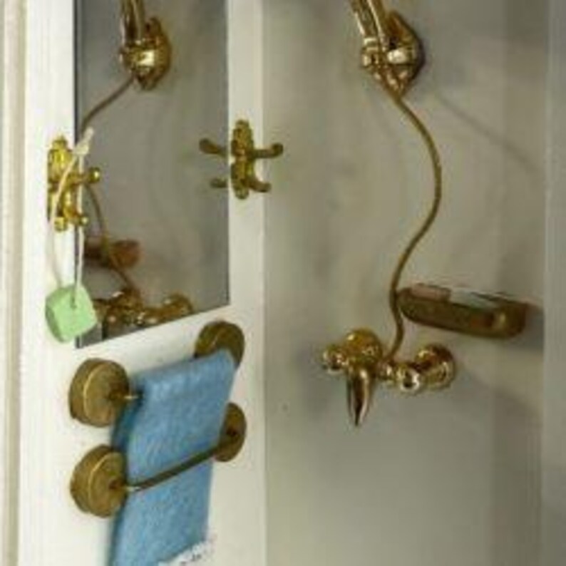 White Corner Shower - Etsy