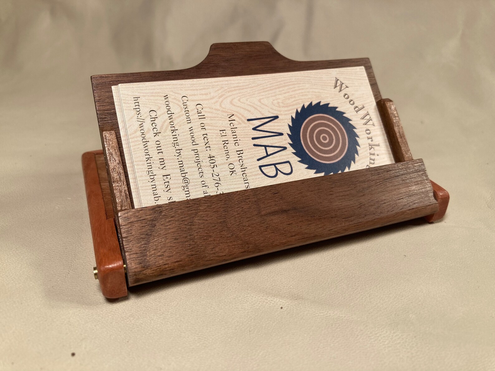 Wooden Business Card Carrying Case/holder, Wooden Credit Card Wallet ...