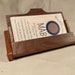 Wooden Business Card Carrying Case/holder, Wooden Credit Card Wallet ...
