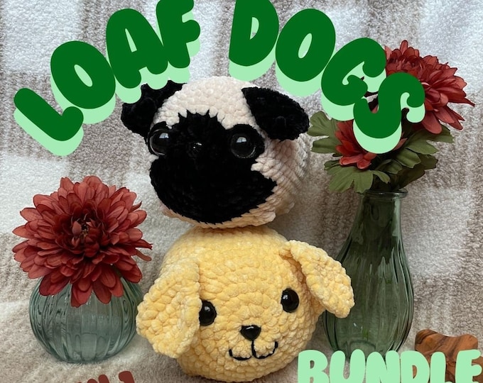 Loaf Dog Golden Retriever Crochet Pattern PDF - Etsy Canada