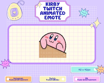 ANIMATED Kirby Dancing Low Poly Emote / Emoji Cute Transparent ...