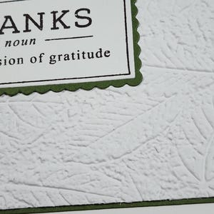 Thanks, an Expression of Gratitude in Soft, Neutral Green Leaves in the ...