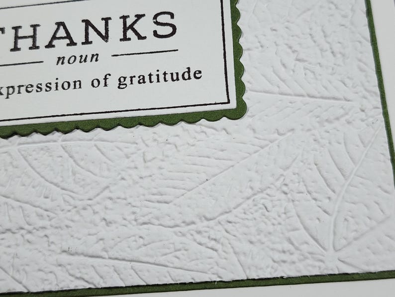 Thanks, an Expression of Gratitude in Soft, Neutral Green Leaves in the ...