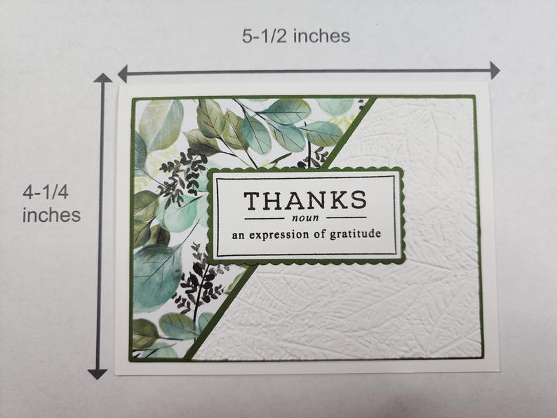 Thanks, an Expression of Gratitude in Soft, Neutral Green Leaves in the ...