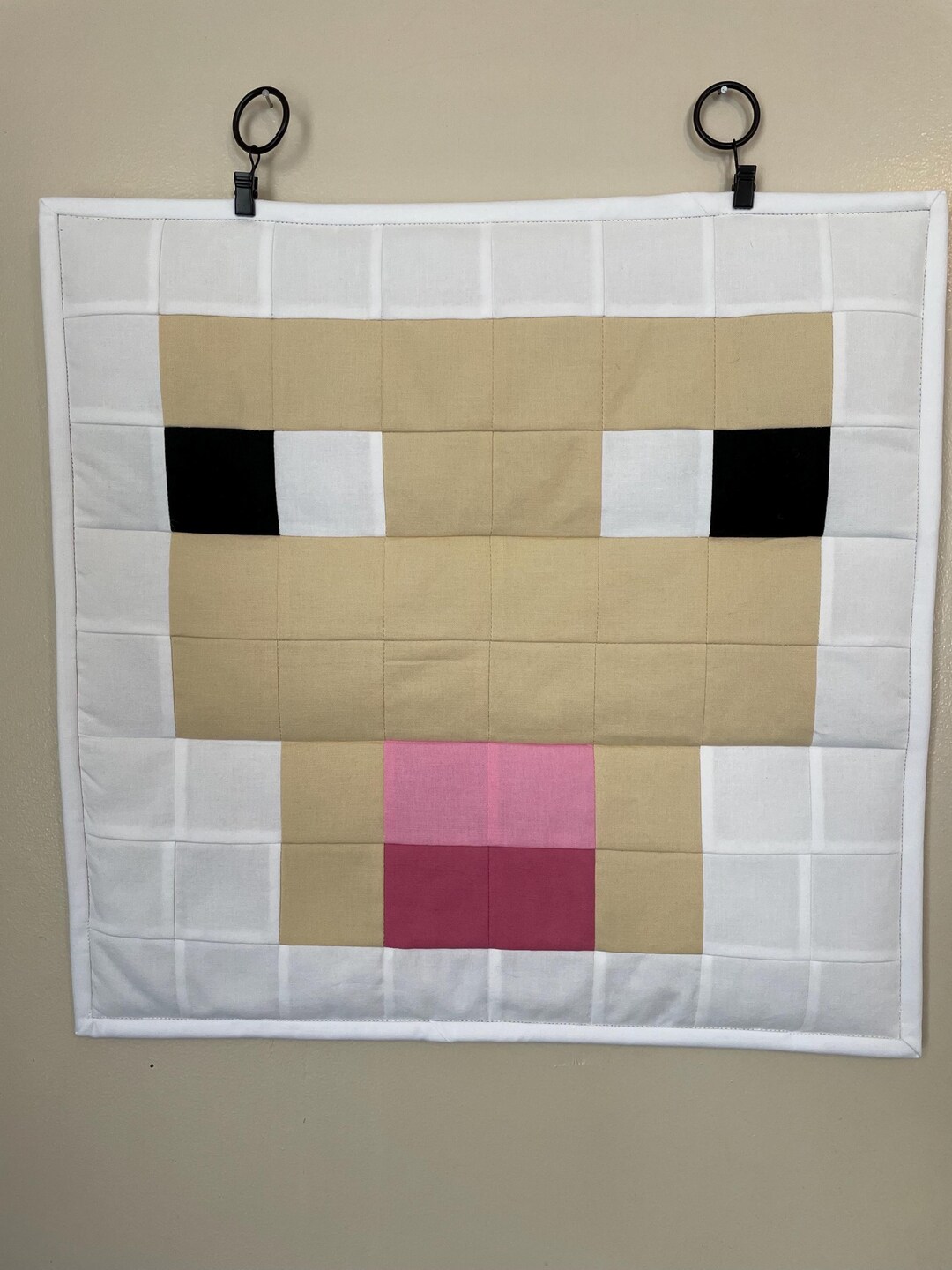 Minecraft Inspired Sheep Quilted Wall Hanging/ Decor - Etsy