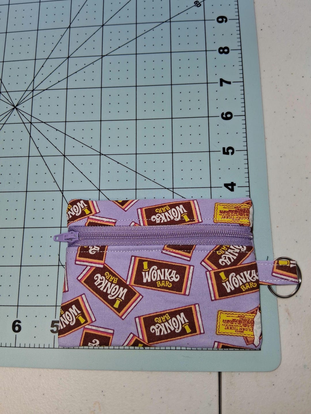 Wonka Golden Ticket Keychain Wallet / Coin Purse - Etsy