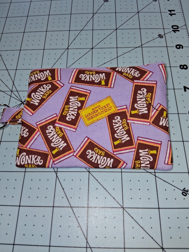 Wonka Golden Ticket Keychain Wallet / Coin Purse - Etsy