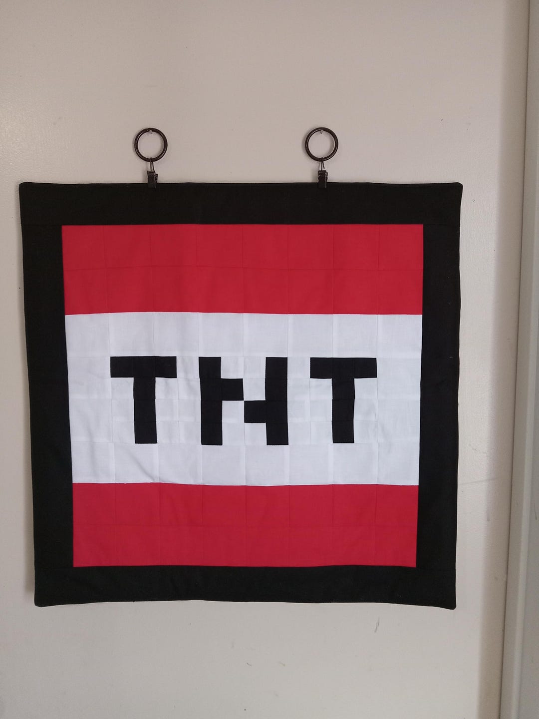 Minecraft Inspired TNT Quilted Wall Hanging/ Decor - Etsy