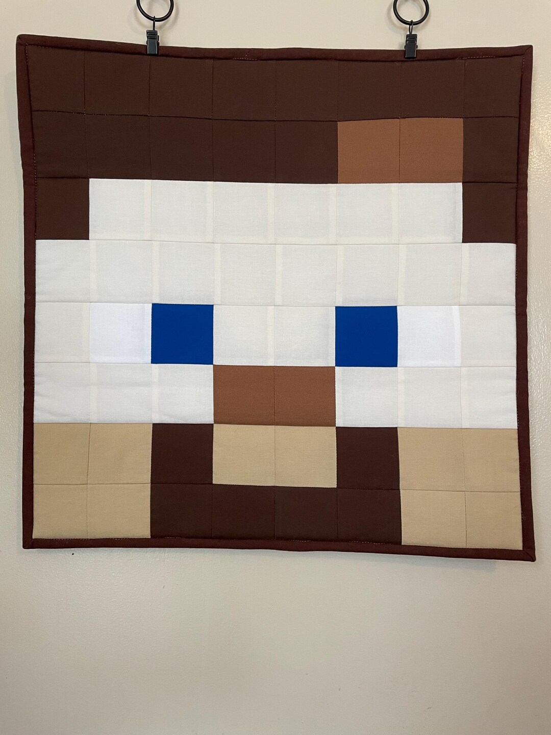 Minecraft Inspired Steve Quilted Wall Hanging/ Decor - Etsy