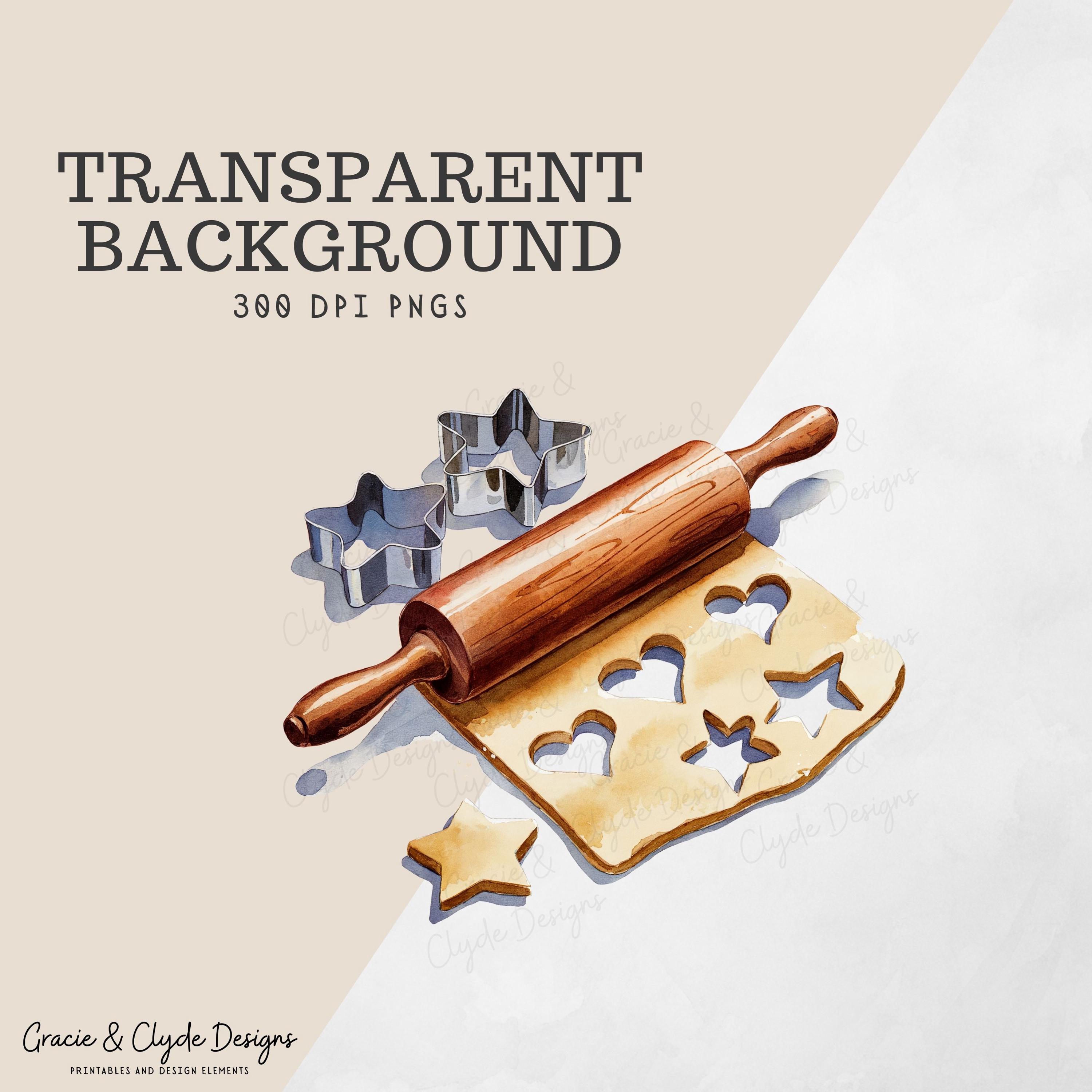 Vintage Bakery Clipart Set, 17 Pngs, Retro Baking Illustrations ...