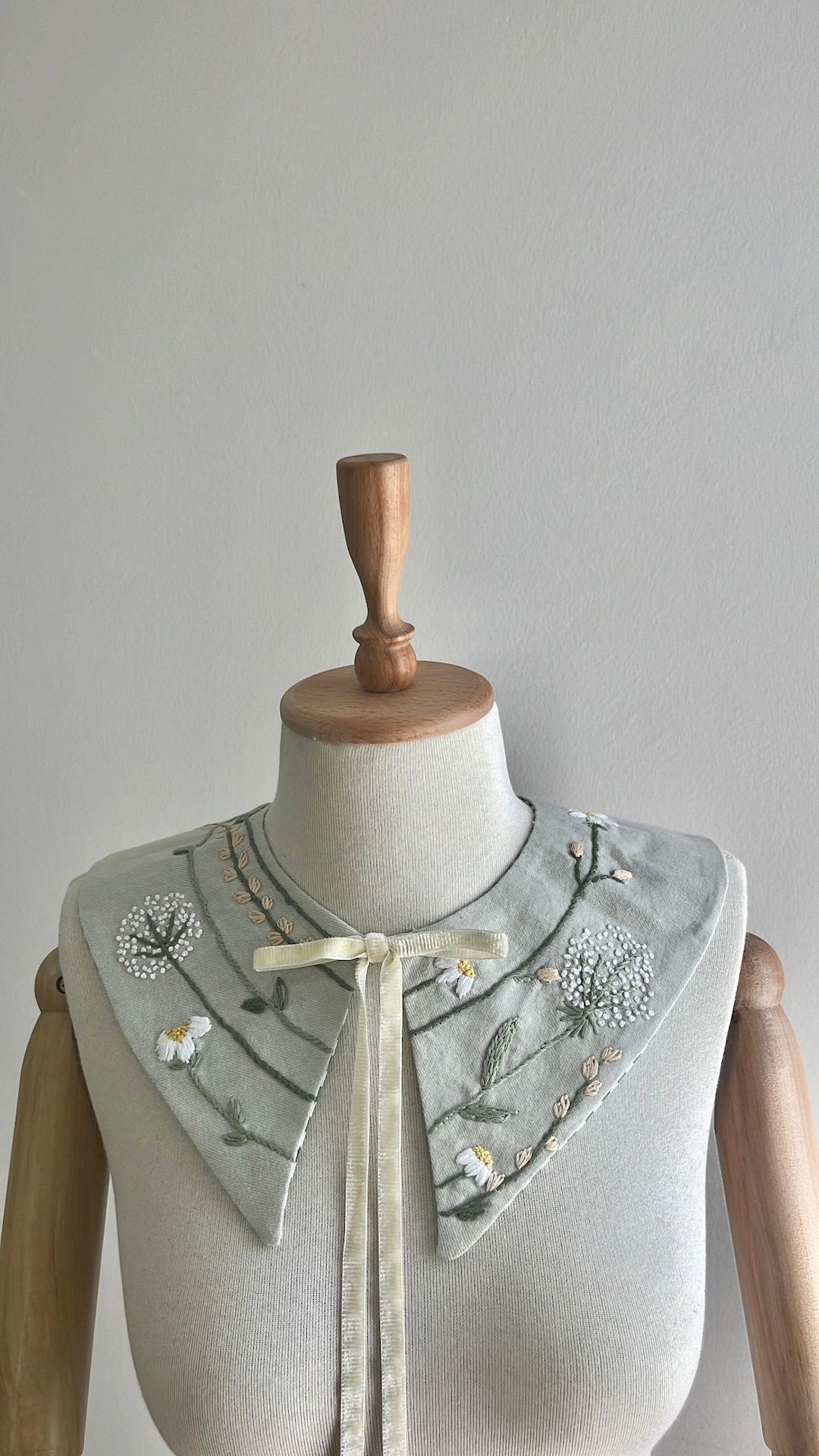 Peter Pan Collar, Embroidery, Embroidered Collar, Detachable Collar ...