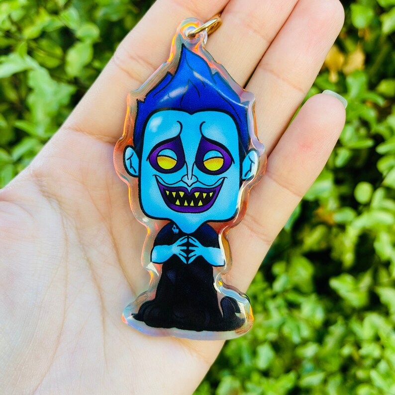 Hades in Its Two Versions Rainbow Acrylic Keychain, Creative Manzanita ...