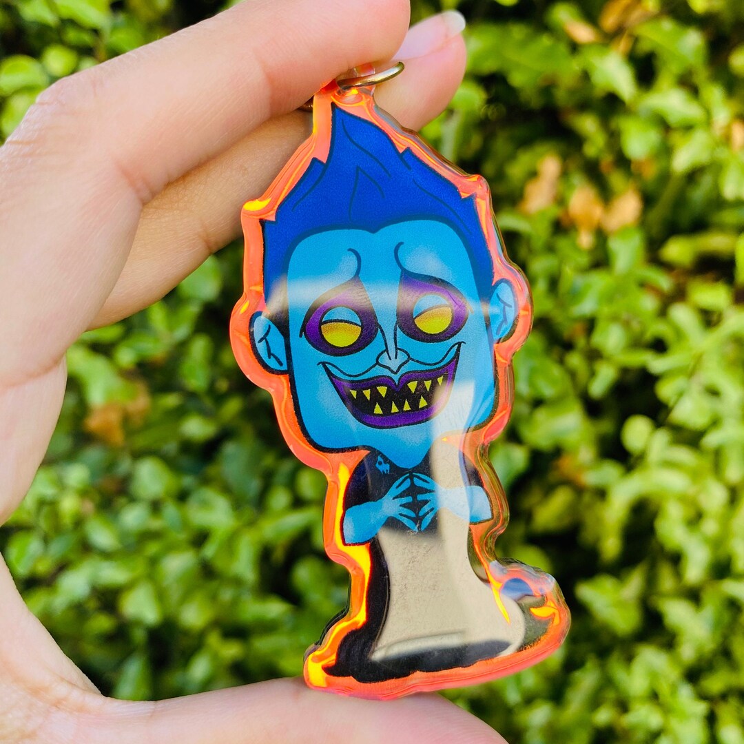 Hades in Its Two Versions Rainbow Acrylic Keychain, Creative Manzanita ...