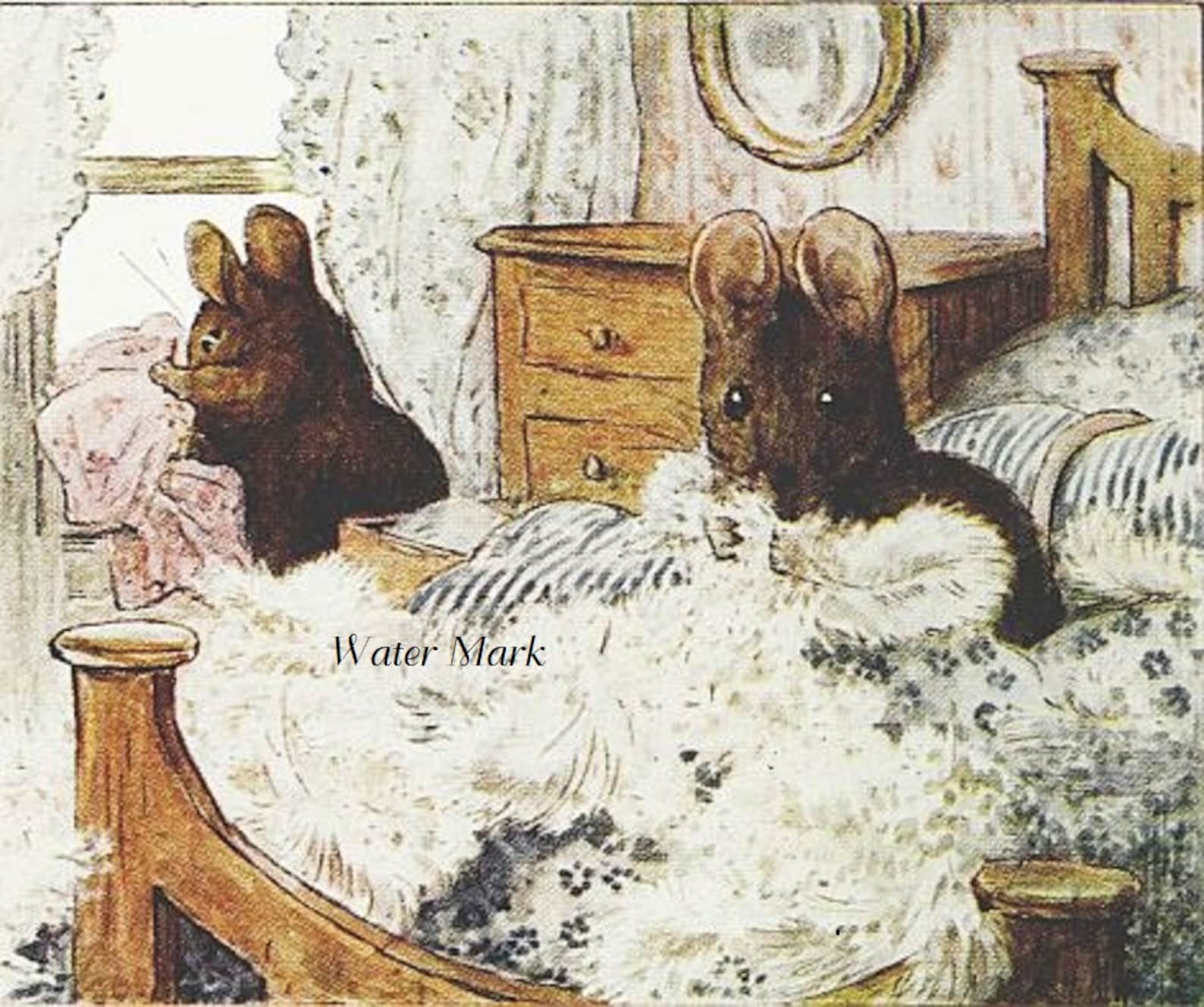 Beatrix Potter Two Micemulti Sizespillowssachetsdoor | Etsy