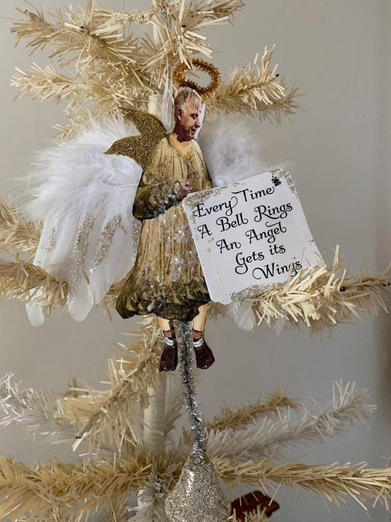 CLARENCE Angel It's a Wonderful Life ORNAMENT B*every Time a Bell Rings ...