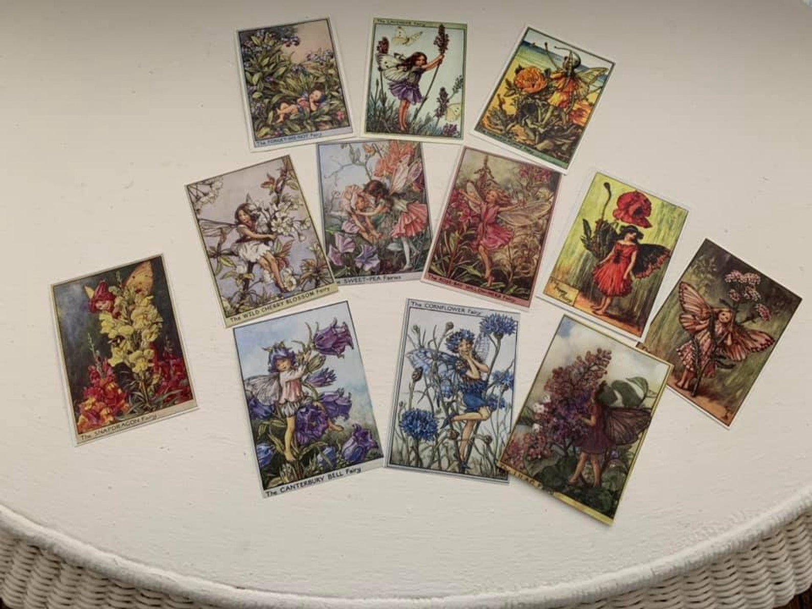 Flower Fairy Postcards*12 Different Characters*vintage Styling*12 ...