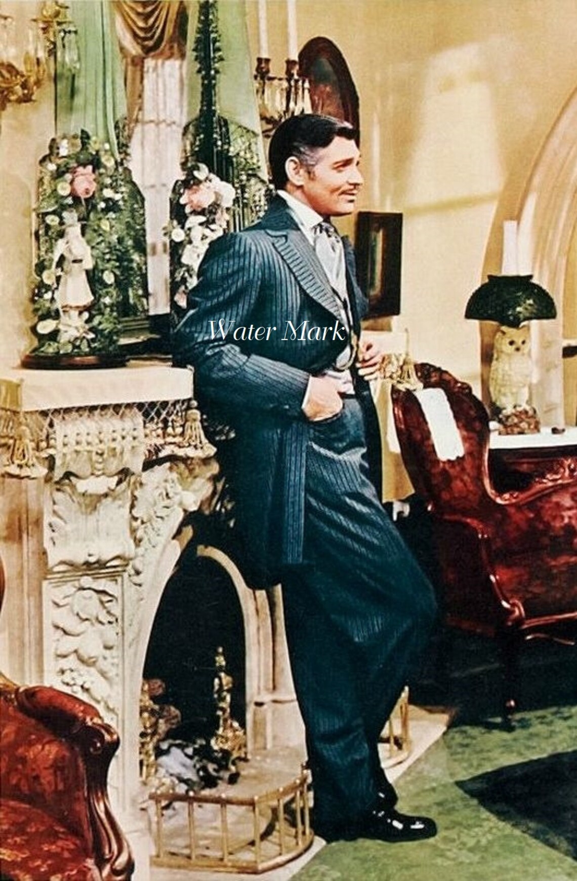 Gone With the Wind*rhett Butler*dashing*such a Rake*sew in Fabric Block ...