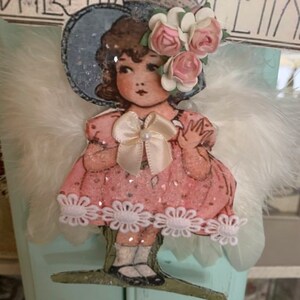 Valentine Ornament*little Sasha Angel*valentine Greeting*fir Tree ...