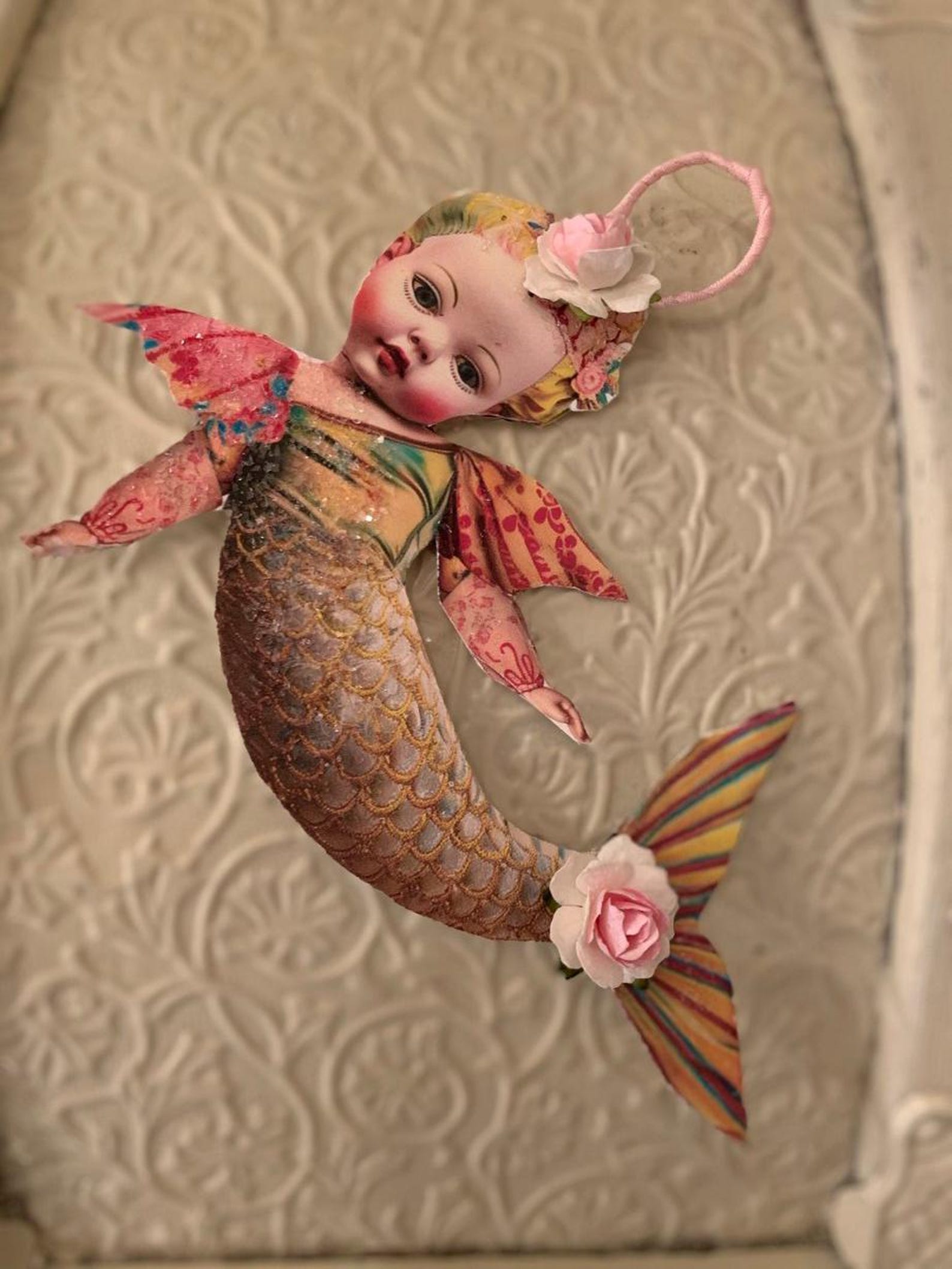 MERMAID Little Darling Ornament*primrose*she is a Darling*german ...