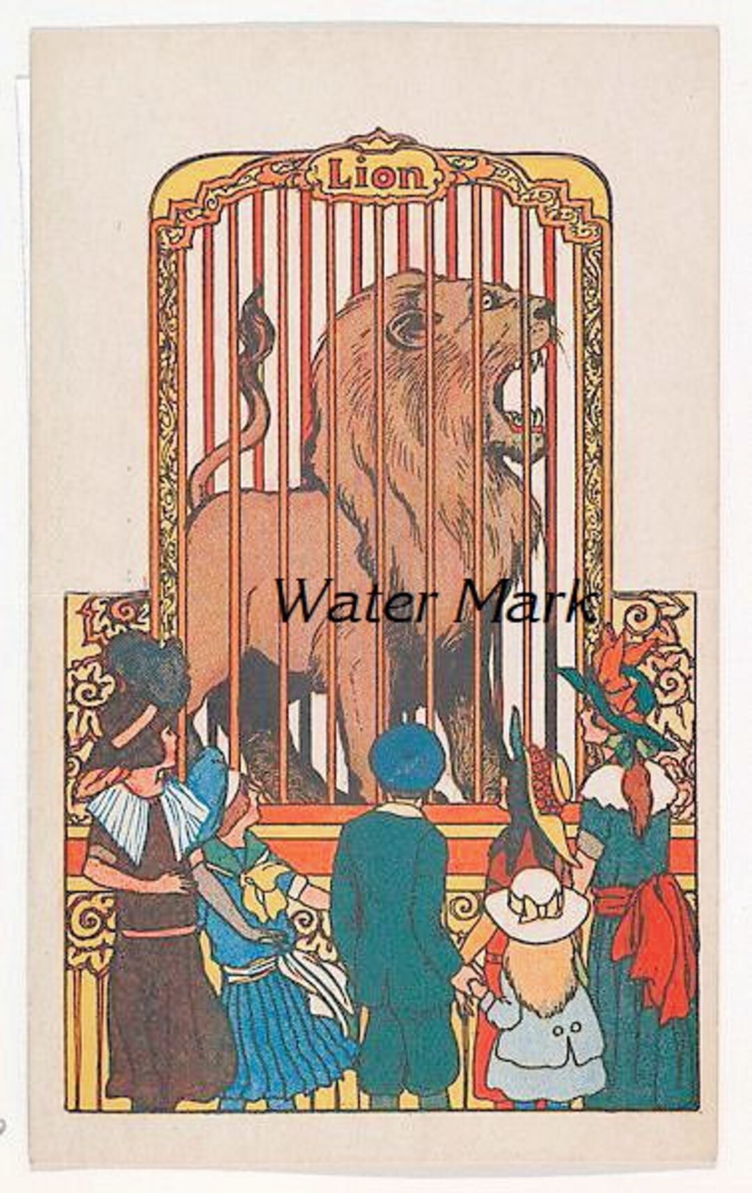 Circus*zoo*lions and Tigers and Bears*lion With Huge Mane in a Cage ...