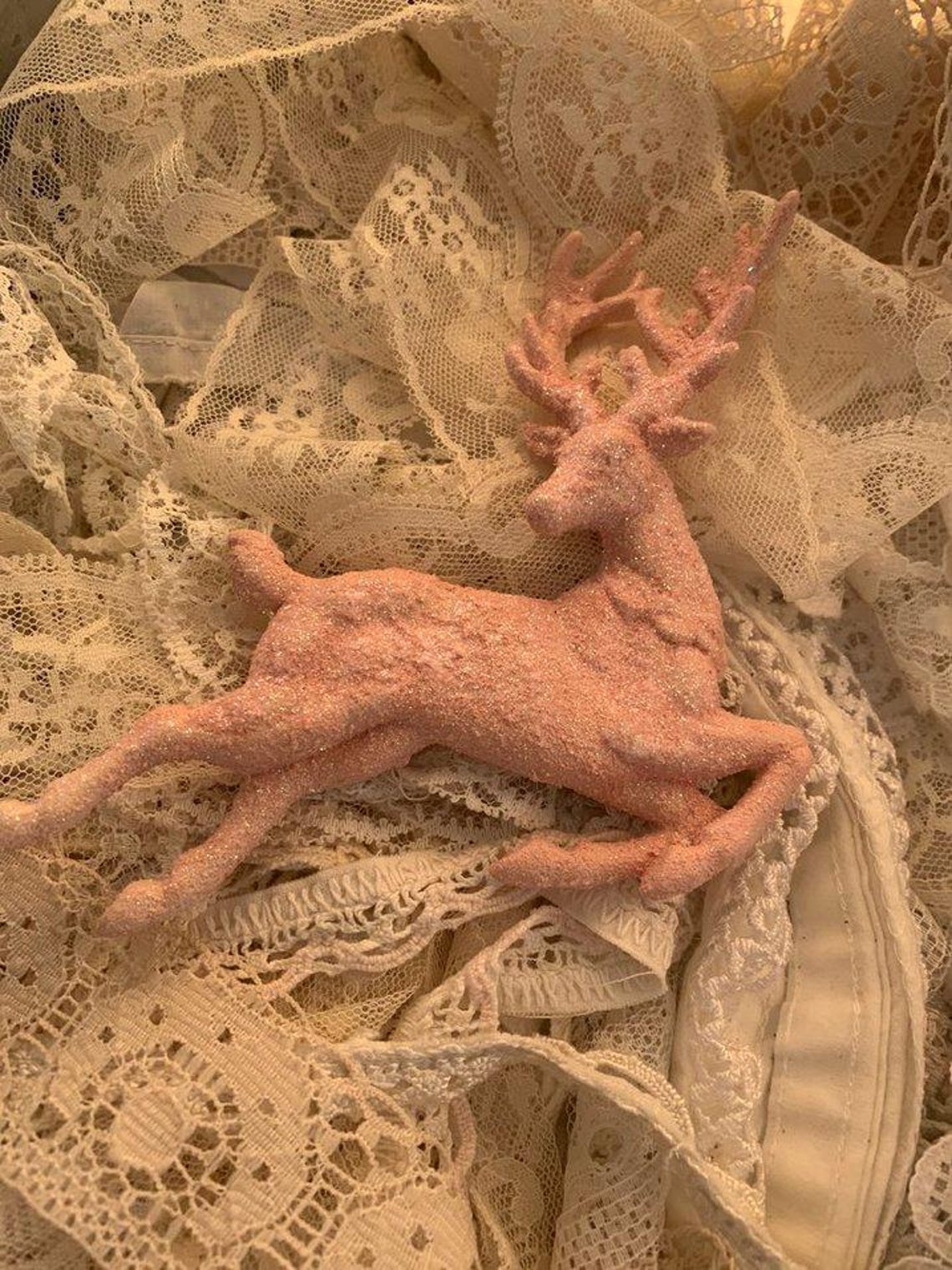 Christmas Pink Leaping Reindeer*you Will Receive One When You Purchase ...