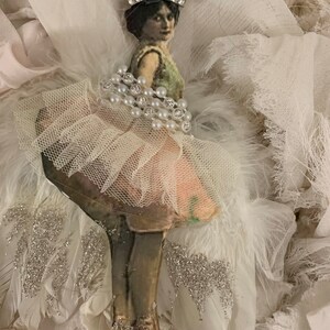 Ballerina Princess ISABELLA Ornament*real Feather Wings*handmade*german ...