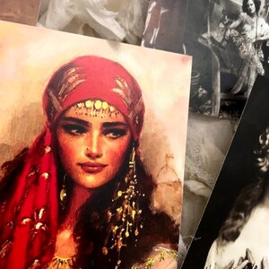Gypsy*postcards*recreated From My Best Vintage Postcards for You*12 ...