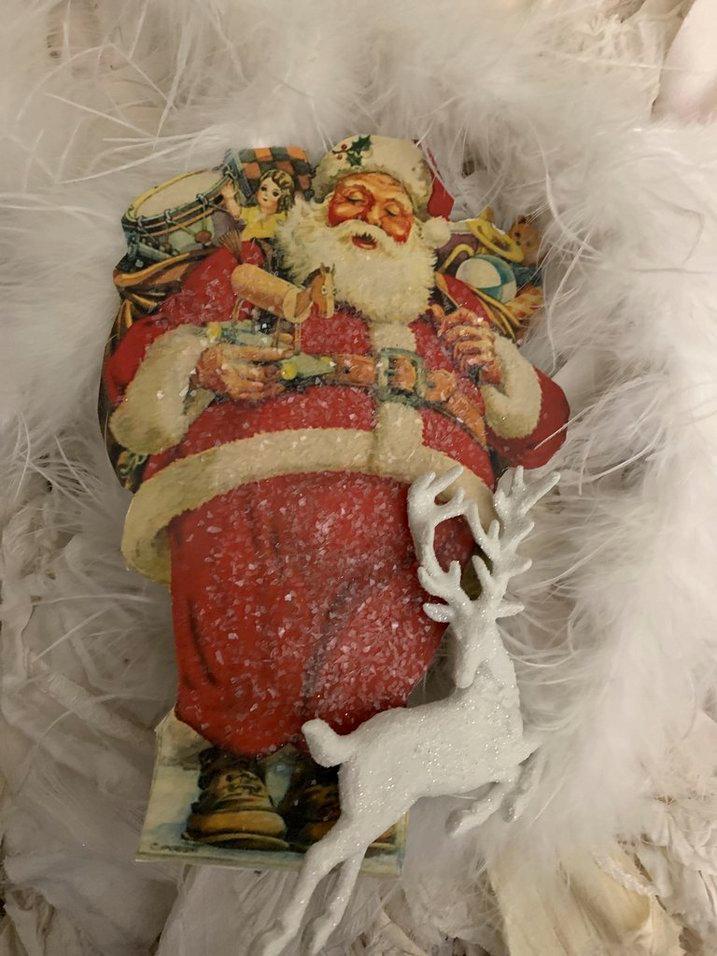 CHRISTMAS JOLLY SANTA Shelf Sitter*shelfie* - Etsy