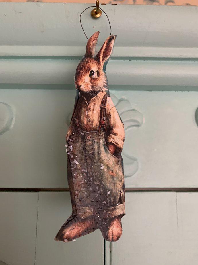 Easter*spring*rabbits*rabbit*bunny*bunnies*ornament*randy Rabbit*german ...