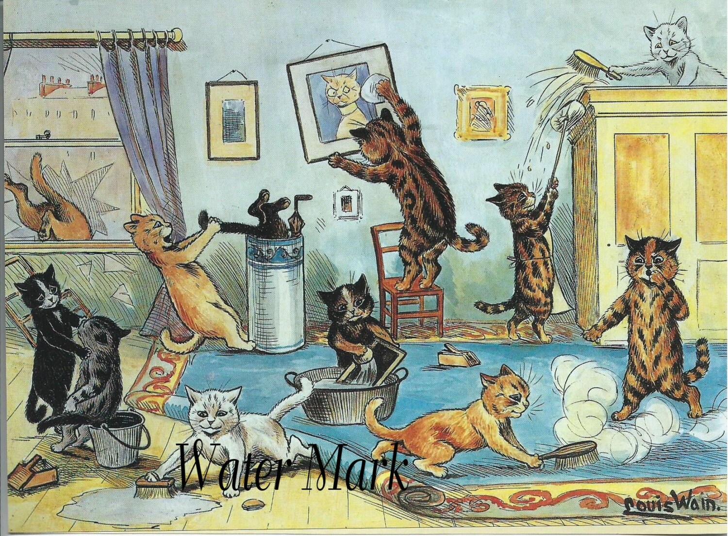 Digital Download Instant.catcats Kittens Many Doing House - Etsy