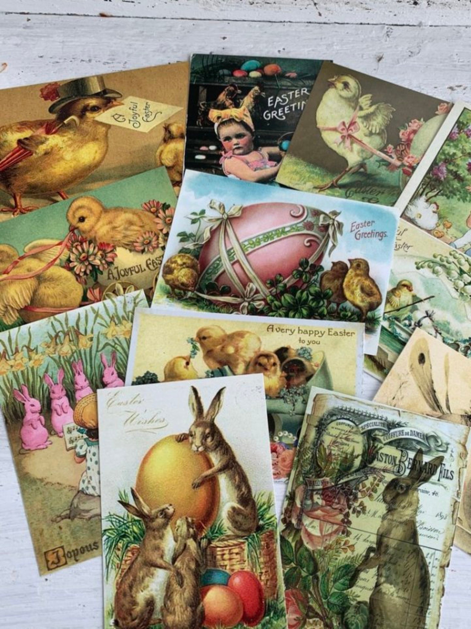 EASTER Postcards Vintage Style Series One*quality Card Stock*12 ...