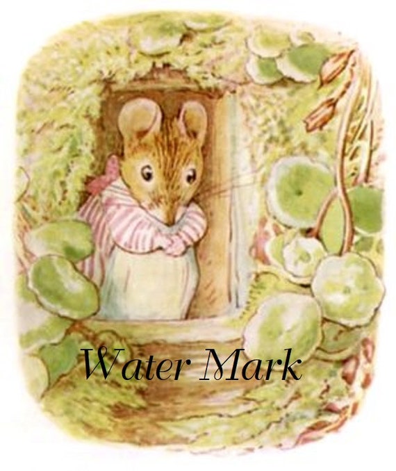 Beatrix Potter Mouse at Front Doormulti - Etsy
