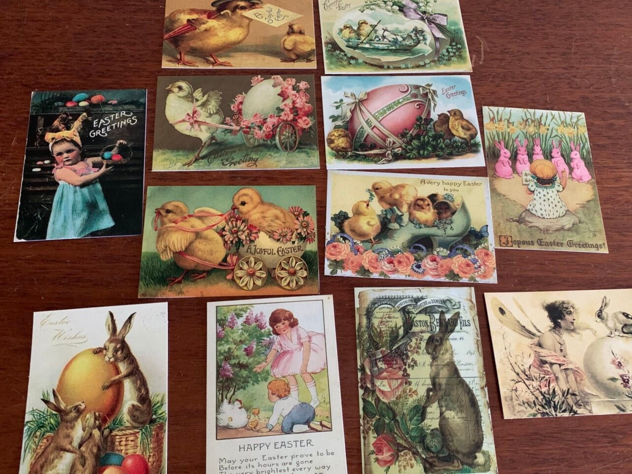 EASTER Postcards Vintage Style Series One*quality Card Stock*12 ...