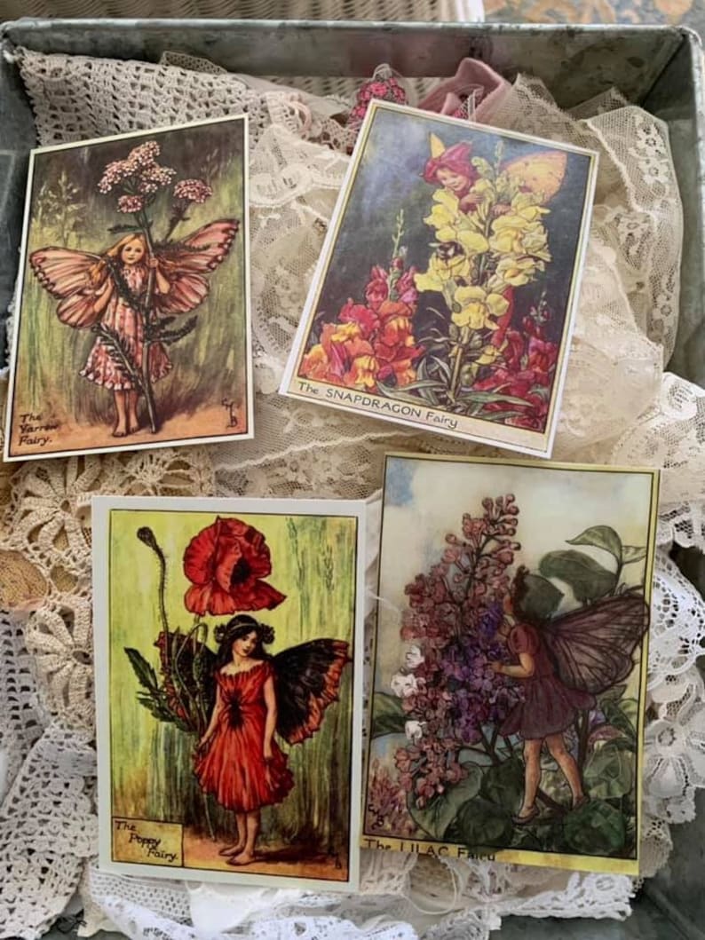 Flower Fairy Postcards*12 Different Characters*vintage Styling*12 ...