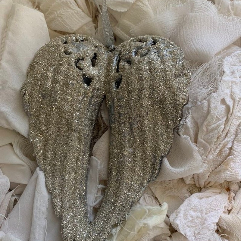 Angel Wings Ornament - Etsy