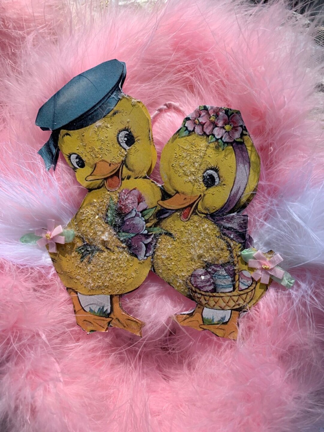 Easter*spring*fir Tree*feather Tree*easter Tree*the Ducks Ornament*oh ...