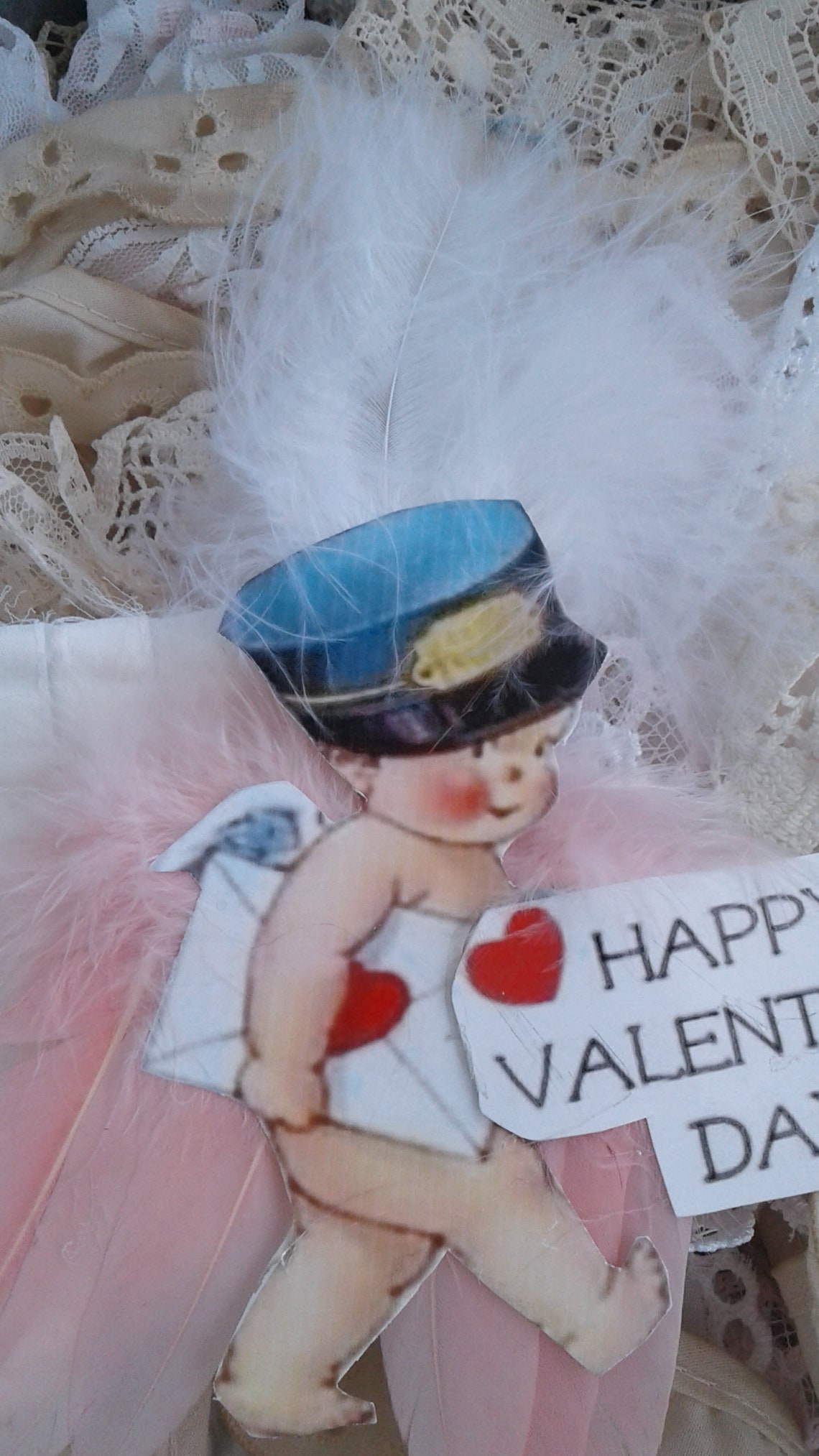 Valentine Dan Cupid*he is the Mailman and He Carries a Great Big Sealed ...