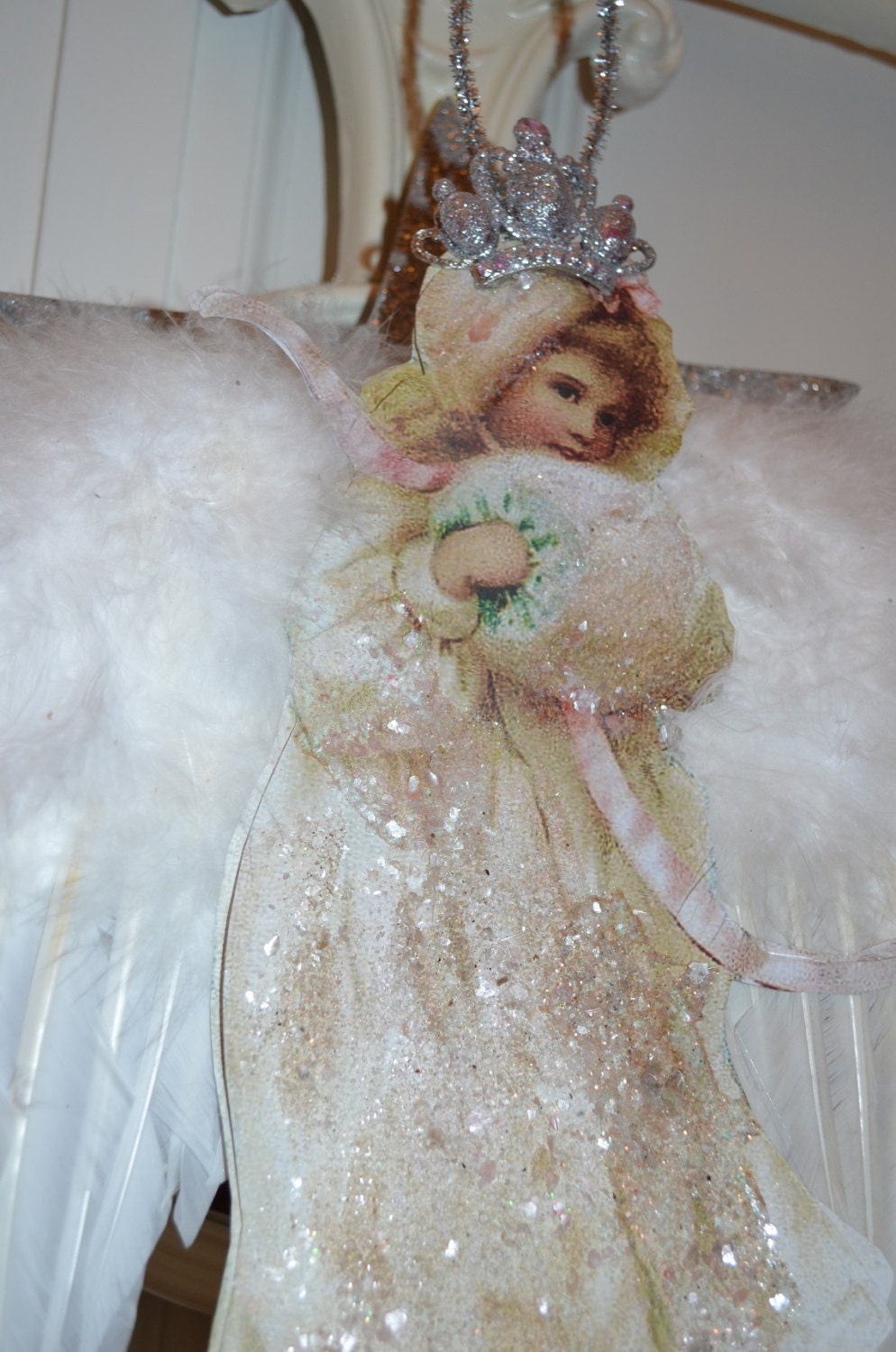 Angel Decoration.sale*ornament.regina Queen of the Angels.real Large ...