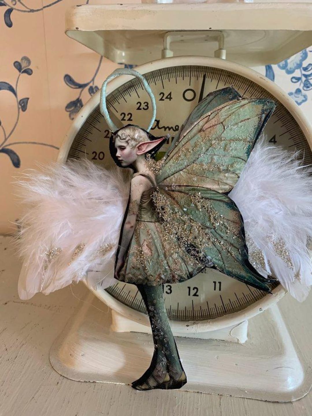 Elf*fairy*butterfly Garden Spring Angel Ornament*tansy*glorious Real ...