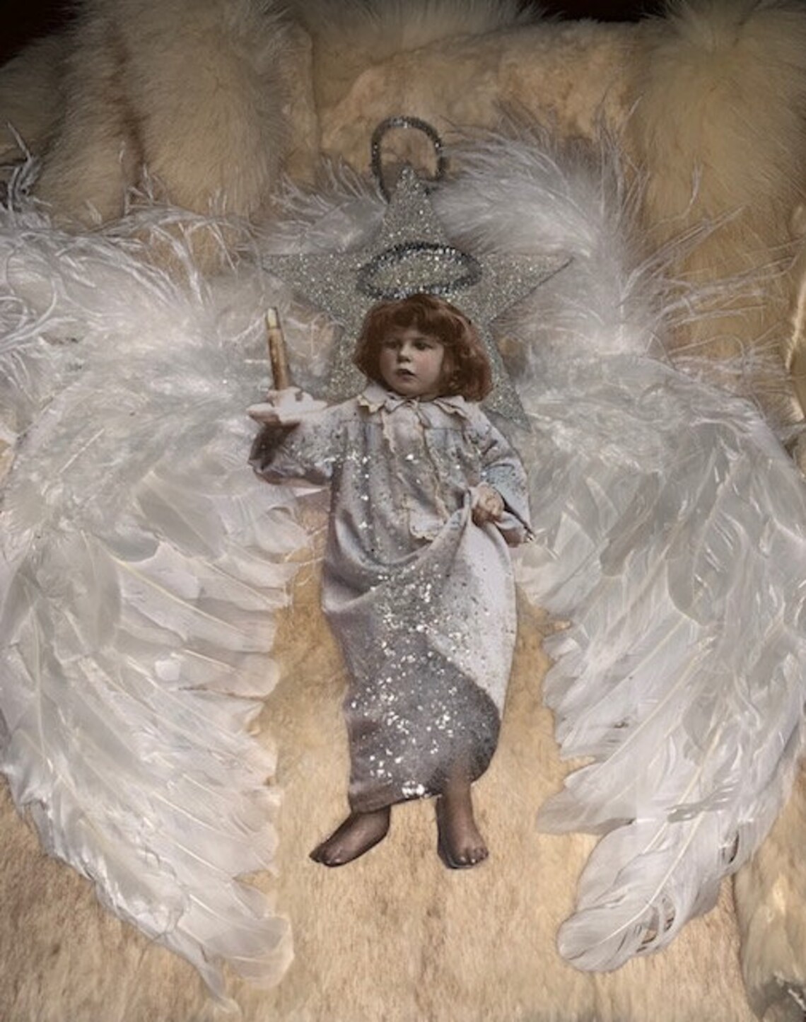 Angel Christmas Ornament Largeour Littest Angel Lights the - Etsy