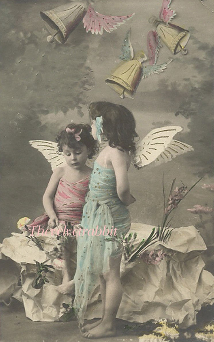 AngelDigital ScanTwo angelsReal photoBeautiful | Etsy