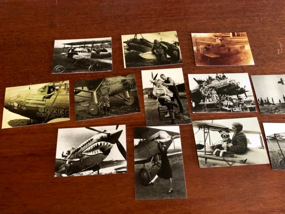 AVIATION vintage style postcardsAirplaneQuality card | Etsy